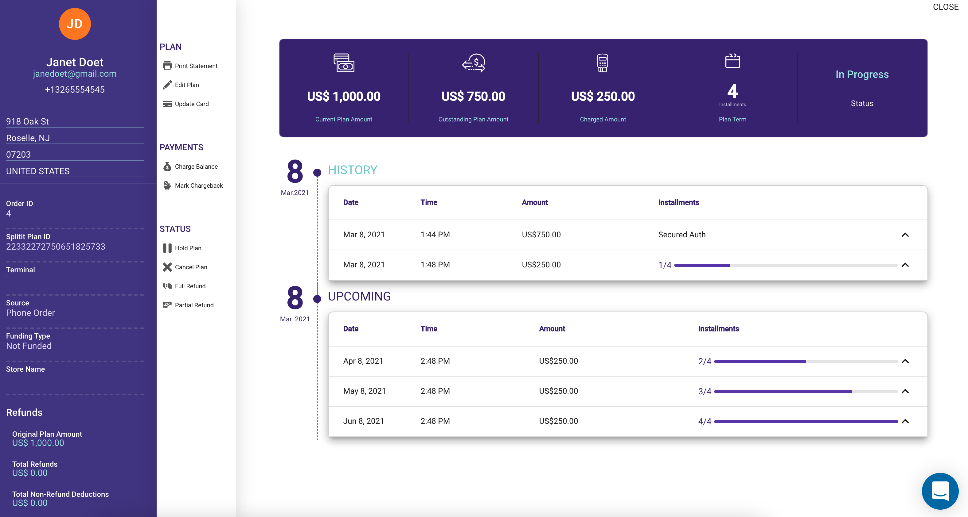 How can I see my transactions? – Splitit